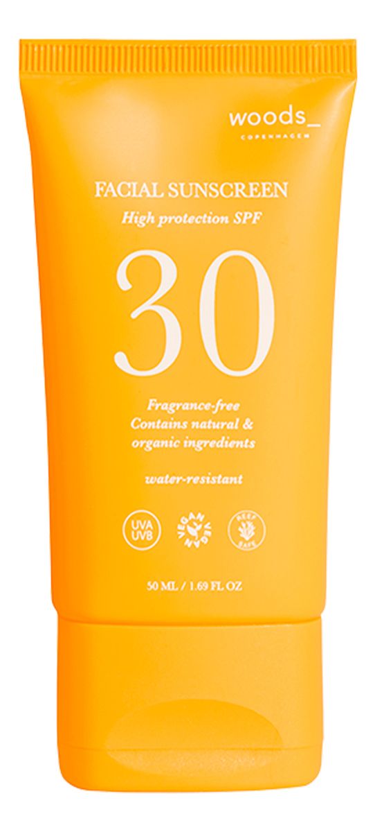 Kjøp woods_ copenhagen Facial Sunscreen SPF30 - 50 ml | Med24.no