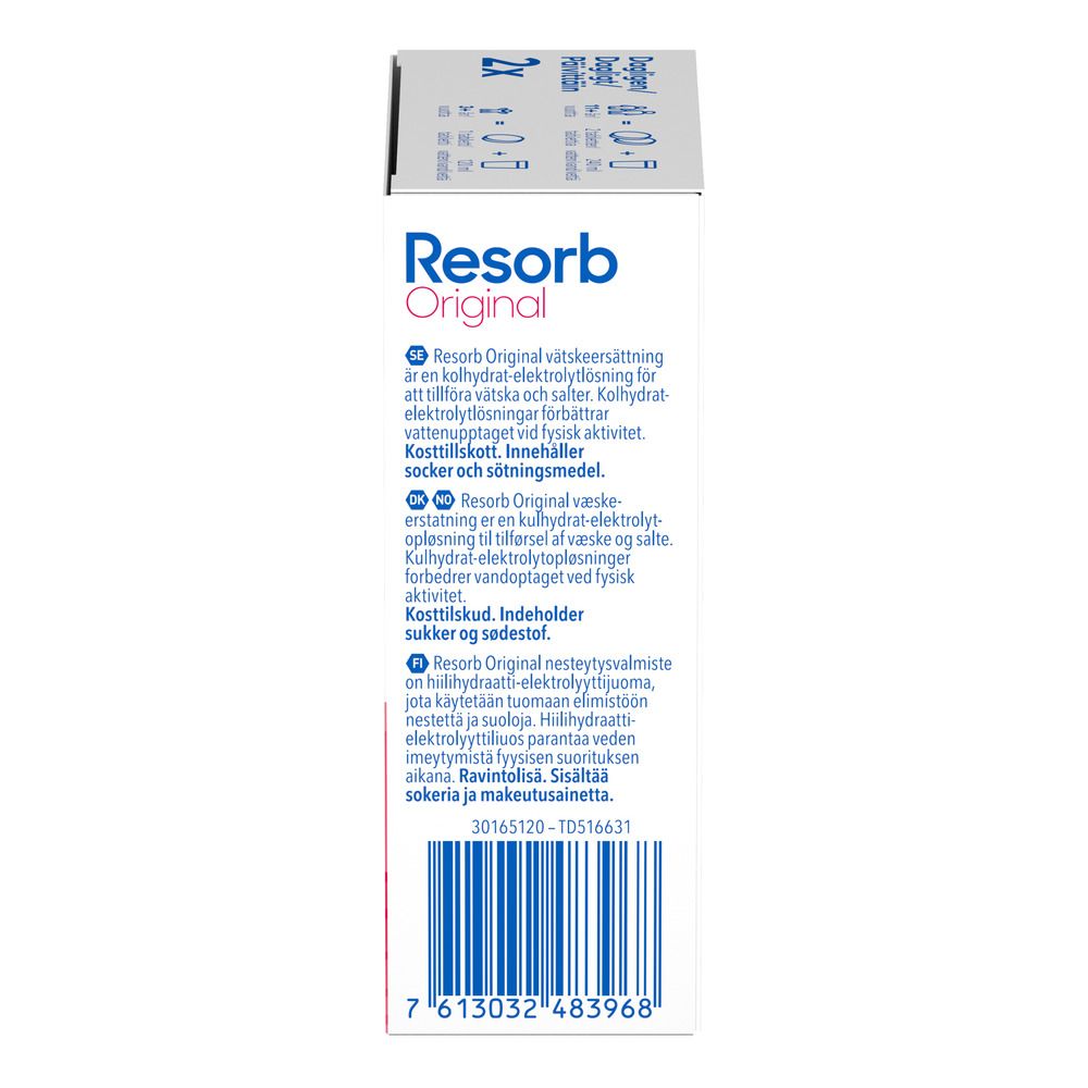 Resorb Original, Bringebærsmak - 20 stk | Med24.no