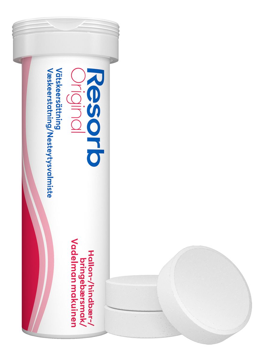 Resorb Original, Bringebærsmak - 20 stk | Med24.no
