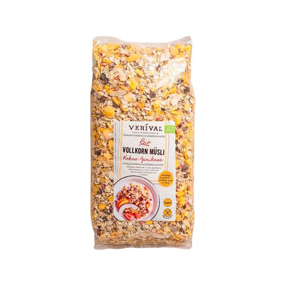 Kjøp Verival Müsli Kokos/Aprikos - 1400 g. billig hos Med24.no