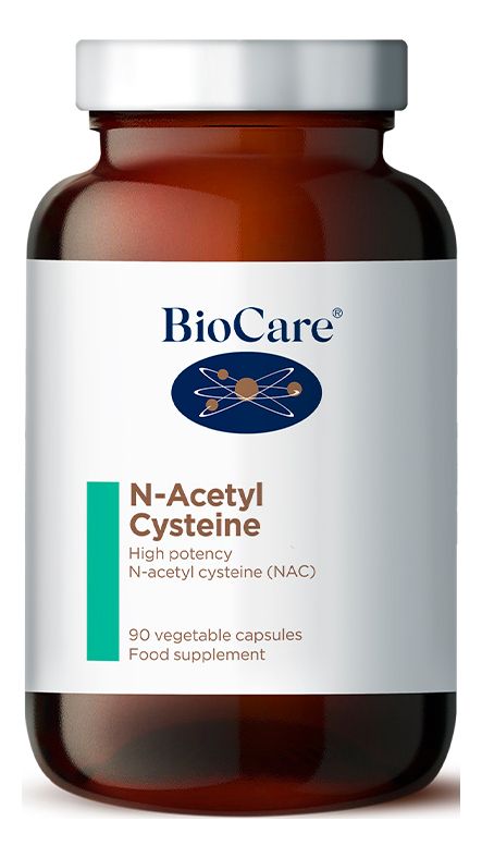 Biocare N-Acetyl Cysteine (NAC) 500mg | Med24.no