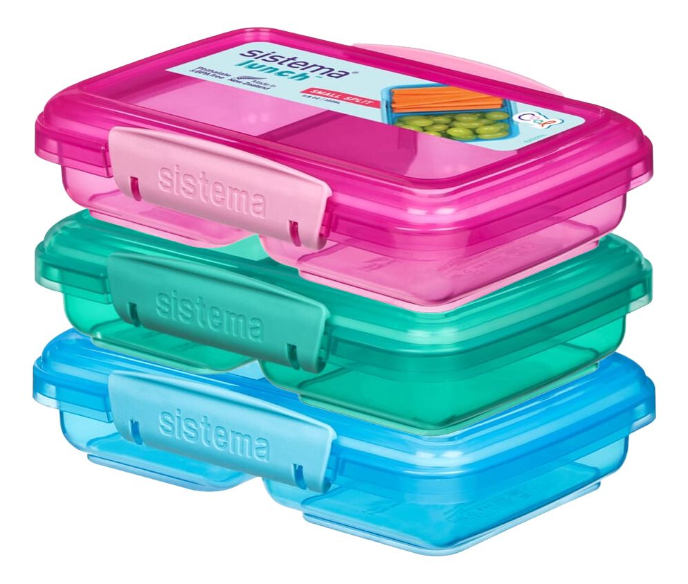 Kjøp Sistema Matboks liten delt - 350 ml. billig hos Med24.no