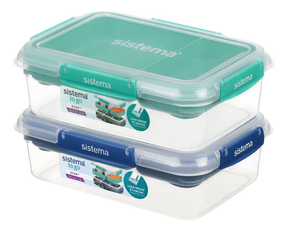 Kjøp Sistema 2,2 L Rectangle Stax billig hos Med24.no