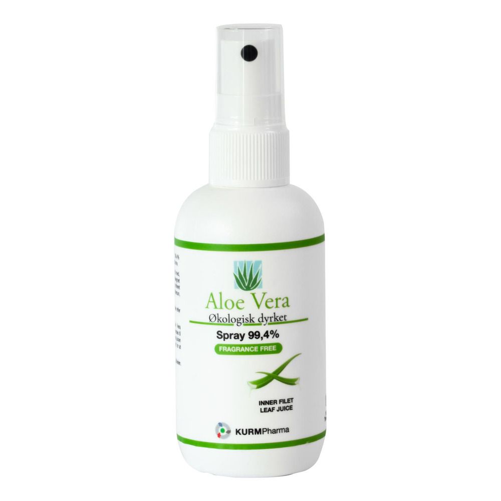 Kjøp Kurm Aloe Vera Spray 99,4 % - 100 ml. billig hos Med24.no