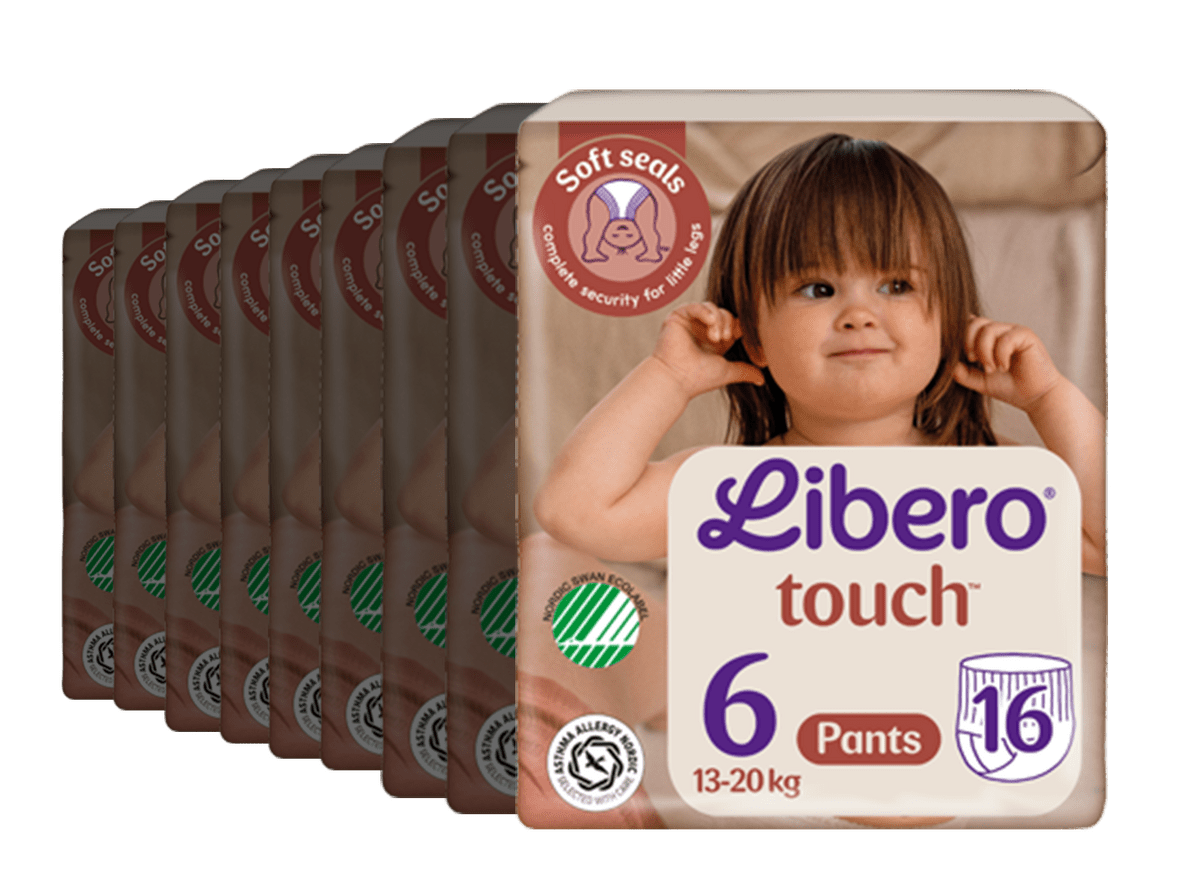 Libero Touch 6 Buksebleie - 8 x 16 stk. | Med24.no
