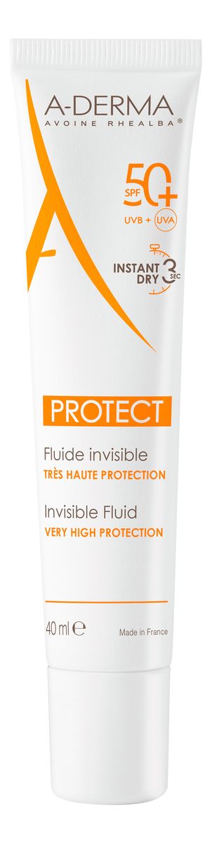 Kjøp A-DERMA Protect SPF 50+ Invisible Fluid - 40 ml | Med24.no