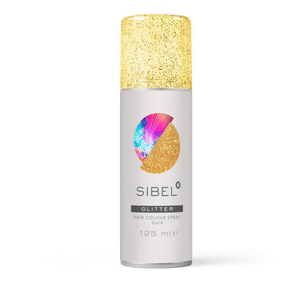 Kjøp Sibel Spray Gold Glitter - 125 ml. billig hos Med24.no