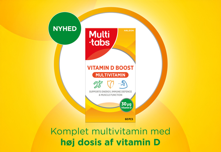 Multi-Tabs Vitamin D Boost Multivitamin - 60 tabletter | Med24.no
