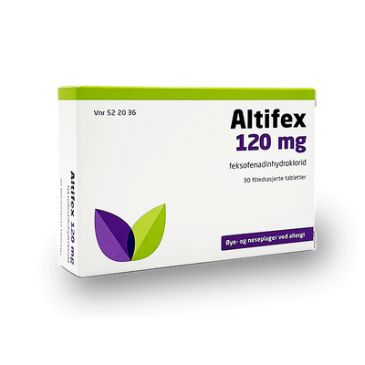 Kjøp Altifex tab 120 mg - 30 tabl. hos Med24.no