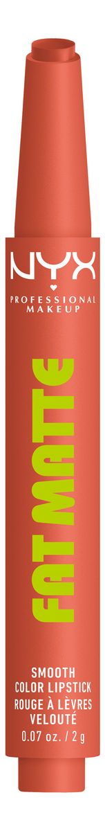 NYX Professional Fat Matte Slick Click Lip Balm - 01 Cozy Whipped