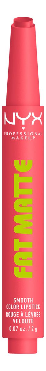 NYX Professional Fat Matte Slick Click Lip Balm - 11 Pink Puff - 2 g.