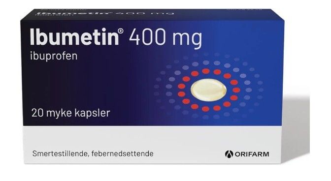 Kjøp Ibumetin kapsler 400 mg - 20 stk. hos Med24.no
