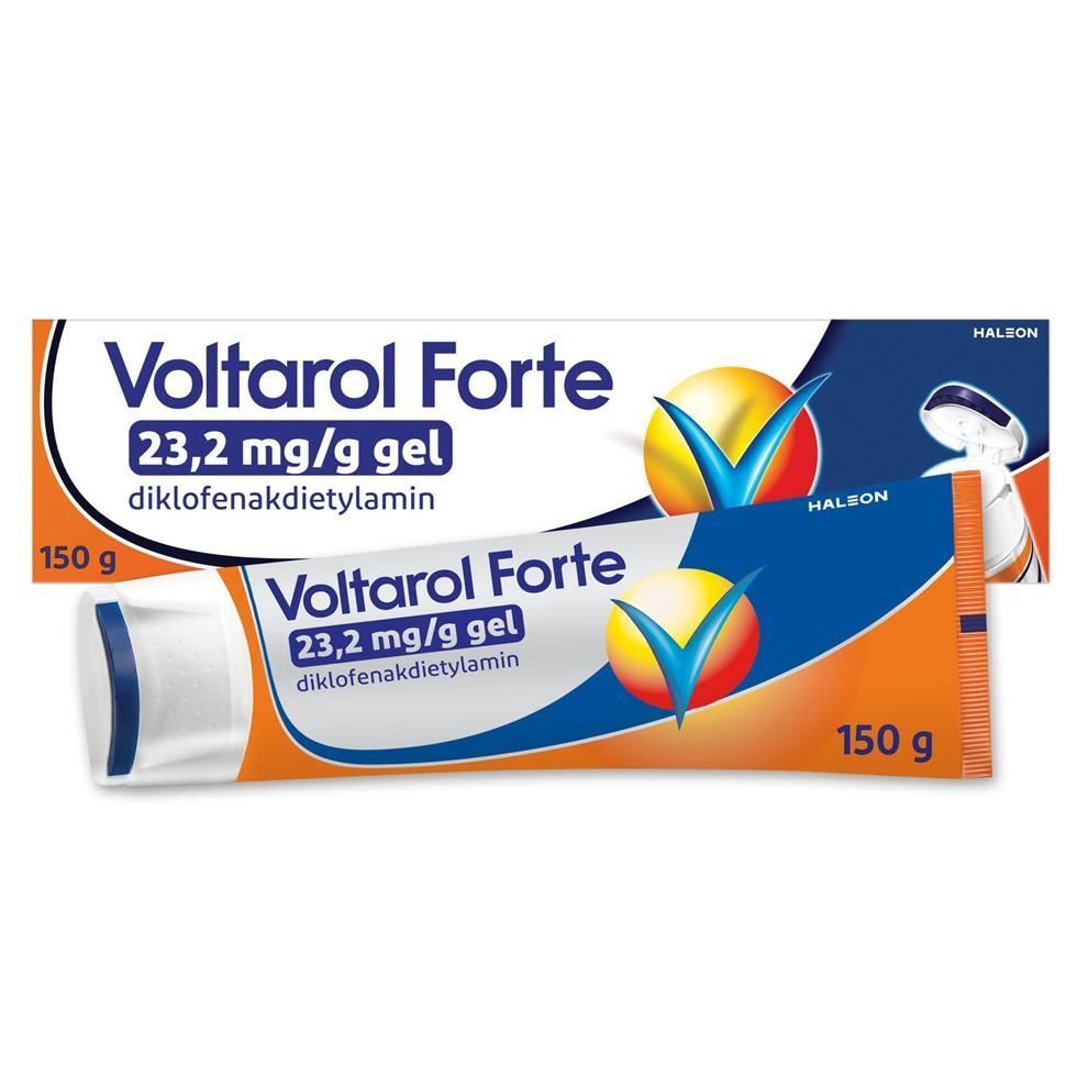 Kjøp Voltarol Forte gel 23,2mg/g - 150 g. hos Med24.no
