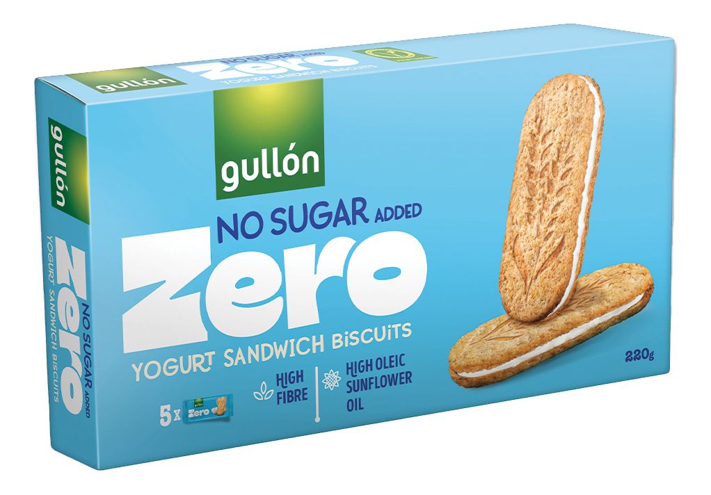 Kjøp Gullón ZERO Yoghurt Sandwich Biscuits billig hos Med24.no